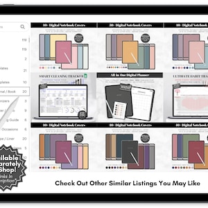 Drag and Drop Digital Planner Templates, Editable PLR Planner ...