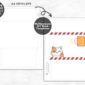 DIY Printable Envelope Template, Editable Canva Templates, Print and ...
