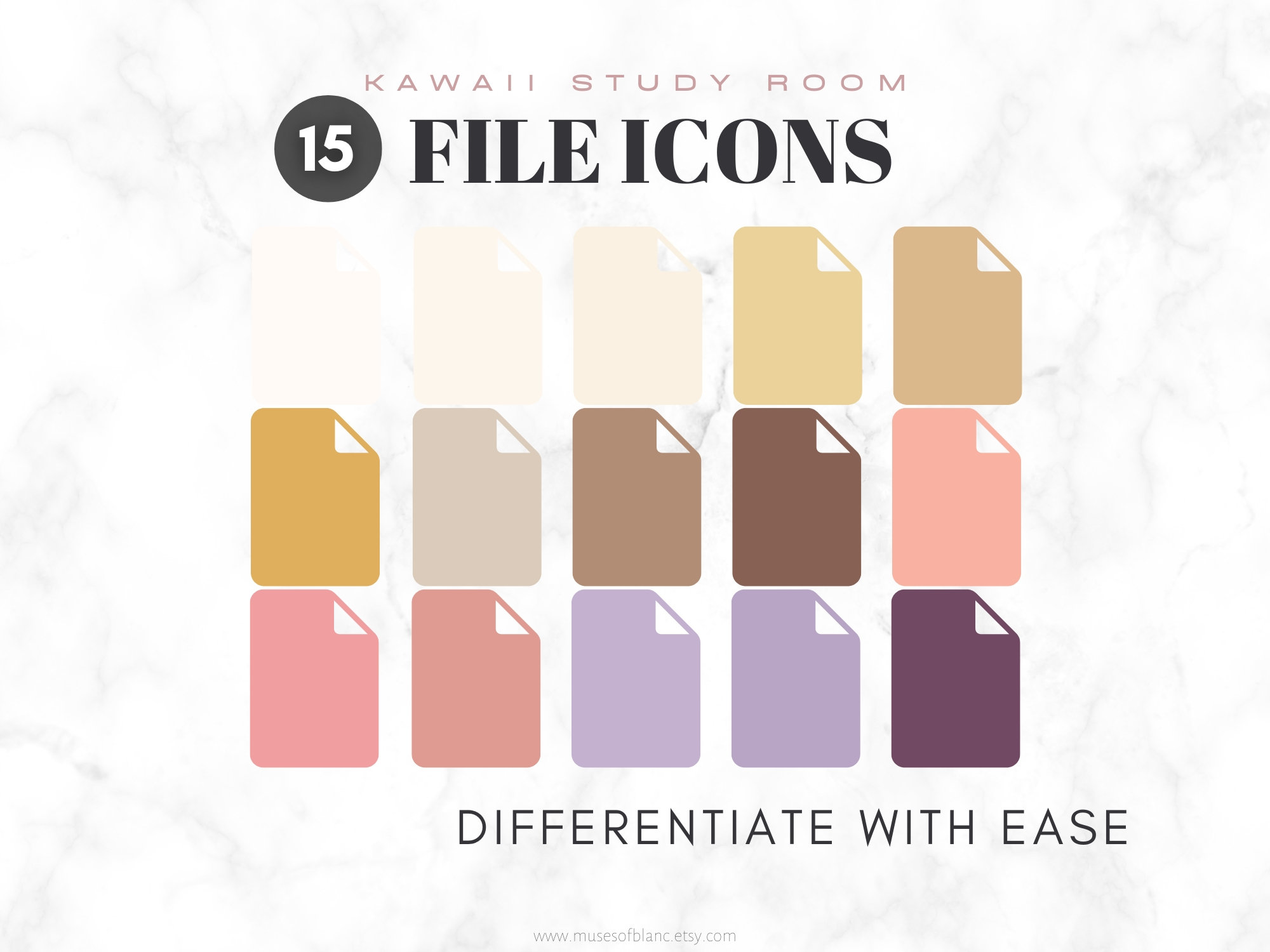 100 Cute Desktop Folder Icons Desktop Organizer Wallpaper for - Etsy ...