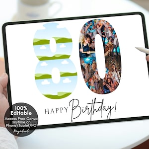 Drag and Drop Custom Number Frames Photo Collage Template, Any Number ...