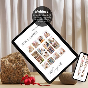 Editable Easter Cards Template, Printable Easter Cards Digital, Photo ...