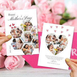 Editable Mothers Day Cards Templates, Printable Photo Mothers Cards ...