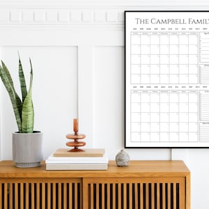 Editable Family Command Center Printable Google Sheets Template V2 ...
