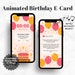 Editable Ecard Birthday Card Template, Animated Birthday Card Template ...