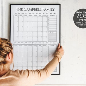 Editable Family Command Center Printable Google Sheets Template V2 ...