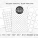 Drag and Drop Round Blank Template, Square Blank Template, Round Labels ...
