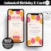 Editable Ecard Birthday Card Template, Ecard Animated Birthday Card ...