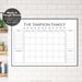 Editable Family Command Center Printable Google Sheets Template V7 ...