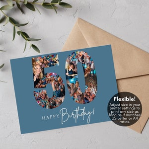 Drag and Drop Custom Number Frames Photo Collage Template, Any Number ...