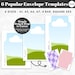 Drag and Drop Printable Envelope Template, Editable Canva Templates, A1 ...