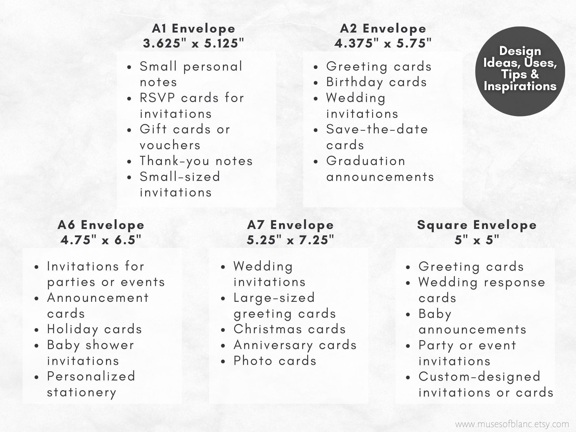 Drag and Drop Printable Envelope Template Custom Envelope - Etsy