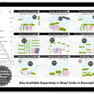 DIY Printable Envelope Template, Editable Canva Templates, A1 A2 A6 A7 ...