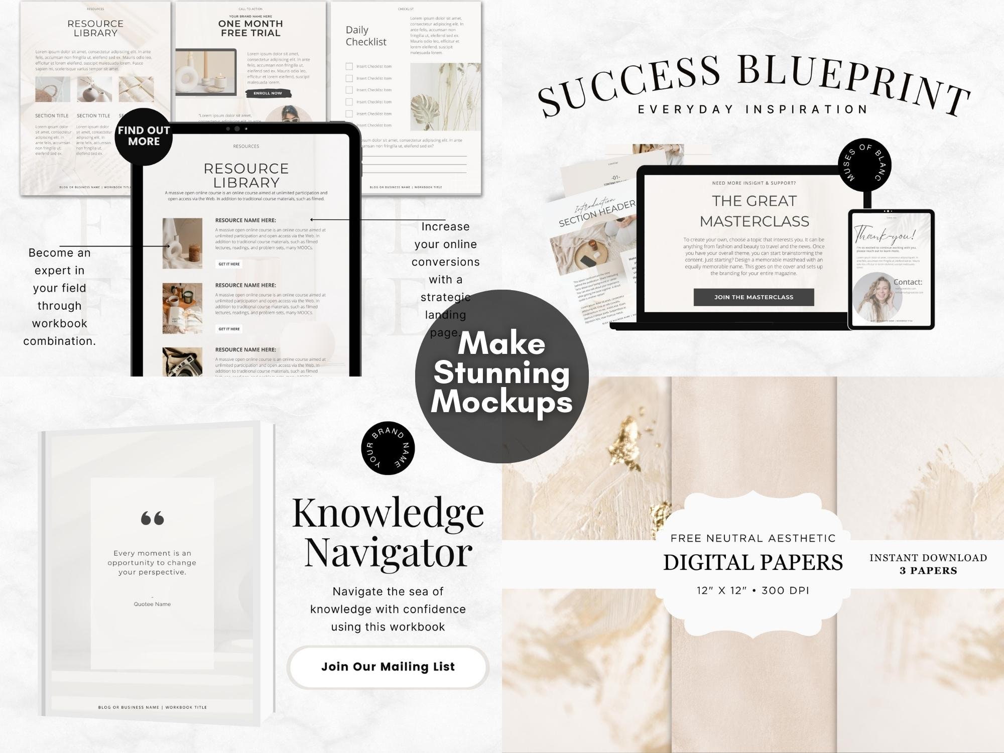 140 Digital Products Mockup, Printable Products Mockup, Book Mockups ...