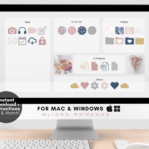 150 Cute Desktop Folder Icons, Desktop Organizer Wallpaper for Mac ...