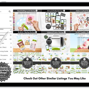 22 Device Mockup Bundle, iPad Tablet Mockup, Desktop MacBook Laptop ...