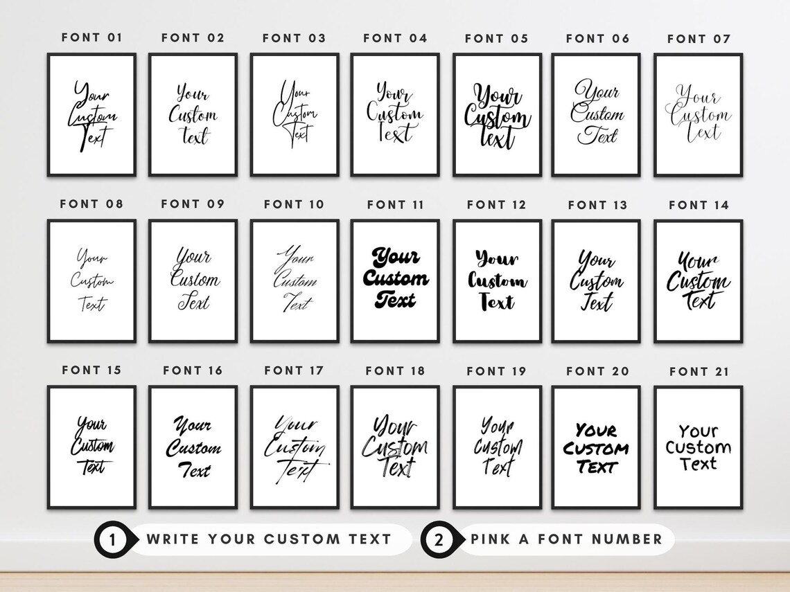 Custom Quote Print, Custom Quote Card, Custom Typography Wall Art ...