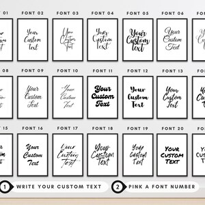 Custom Quote Print, Custom Quote Card, Custom Typography Wall Art ...