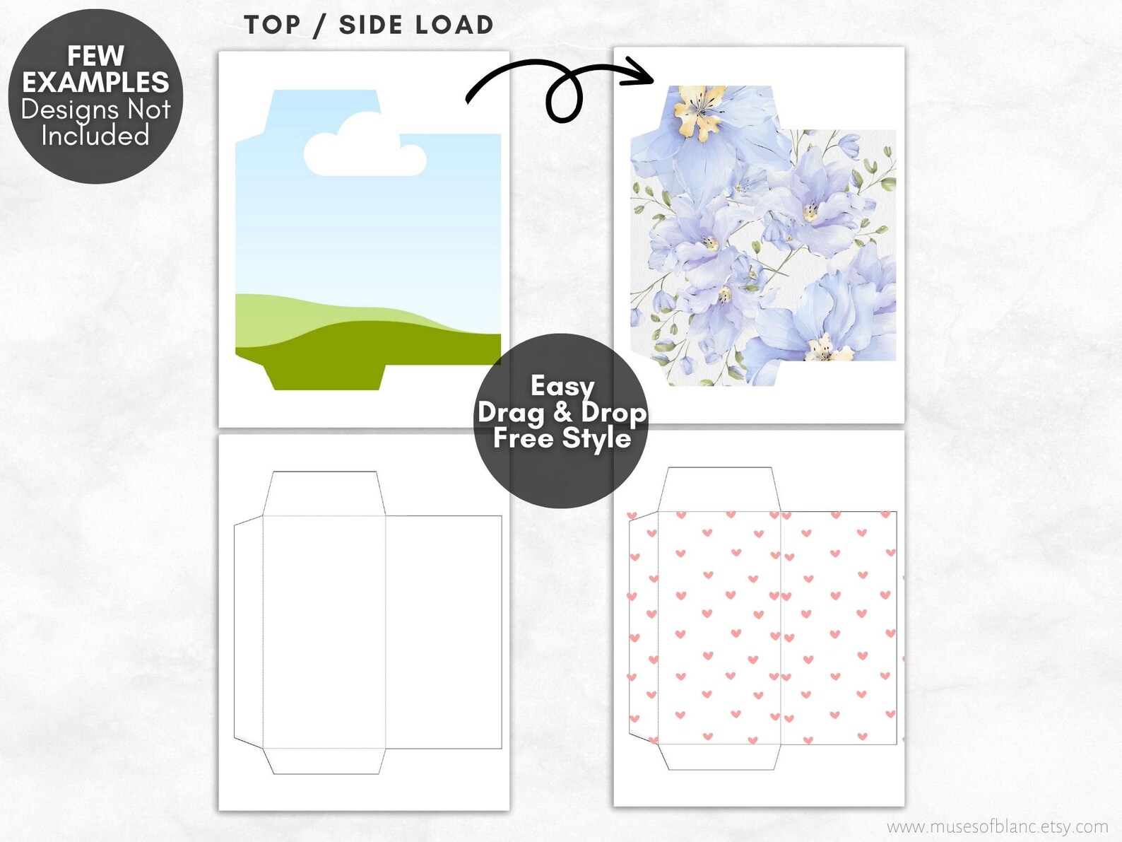 Drag and Drop Money Envelope Template, Custom Printable Money Envelope ...