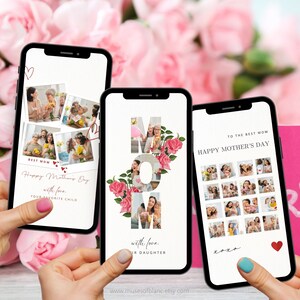 Editable Mother's Day Cards Template, Animated Happy Mothers Day E-card ...