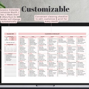 Cleaning Tracker Spreadsheet, Cleaning Schedule Google Sheets, Cleaning ...