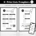 Editable Price Lists Bundle, Digital Price List Signs Printable Price ...