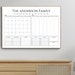 Editable Family Command Center Printable Google Sheets Template V7 ...