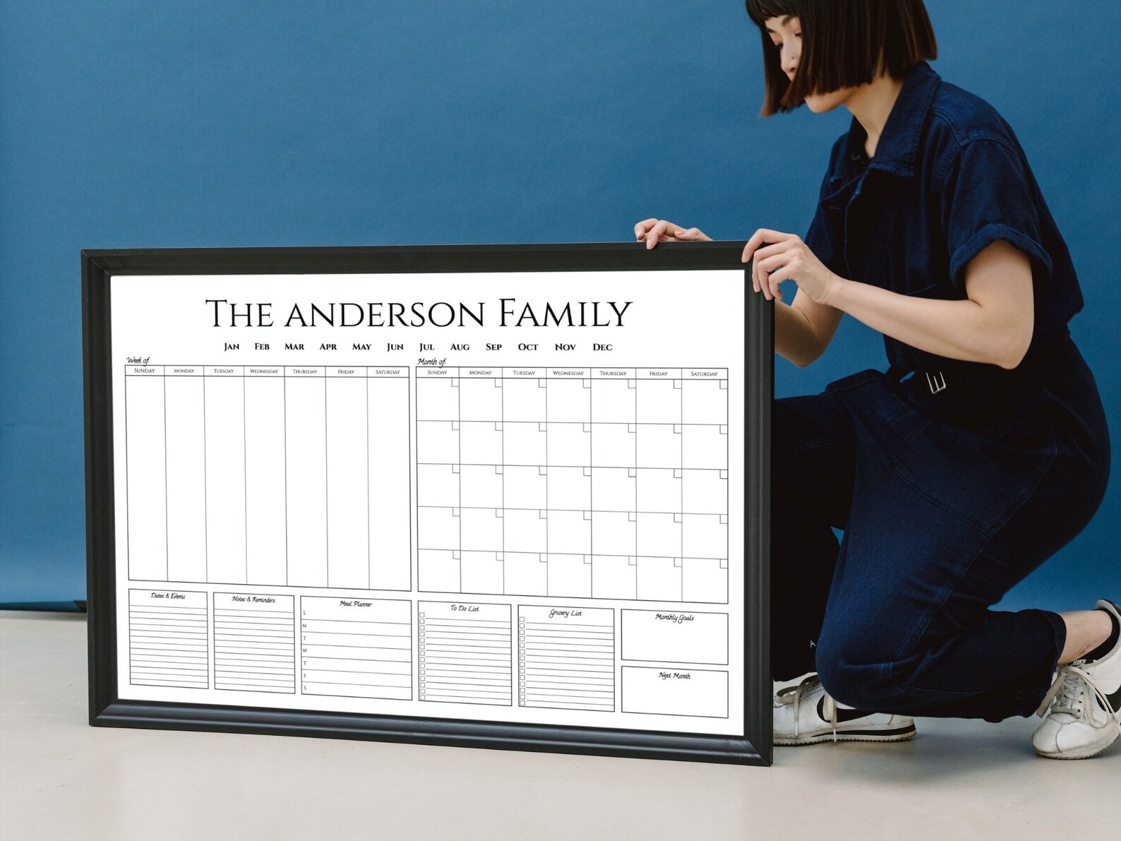 Editable Family Command Center Printable Google Sheets Template V3 ...