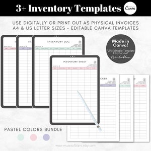 Editable Product Inventory Templates, Business Inventory Forms ...