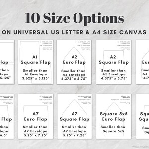 DIY Printable Envelope Liner Templates Editable Canva - Etsy