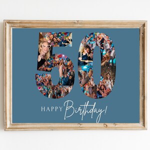 Drag and Drop Custom Number Frames Photo Collage Template, Any Number ...