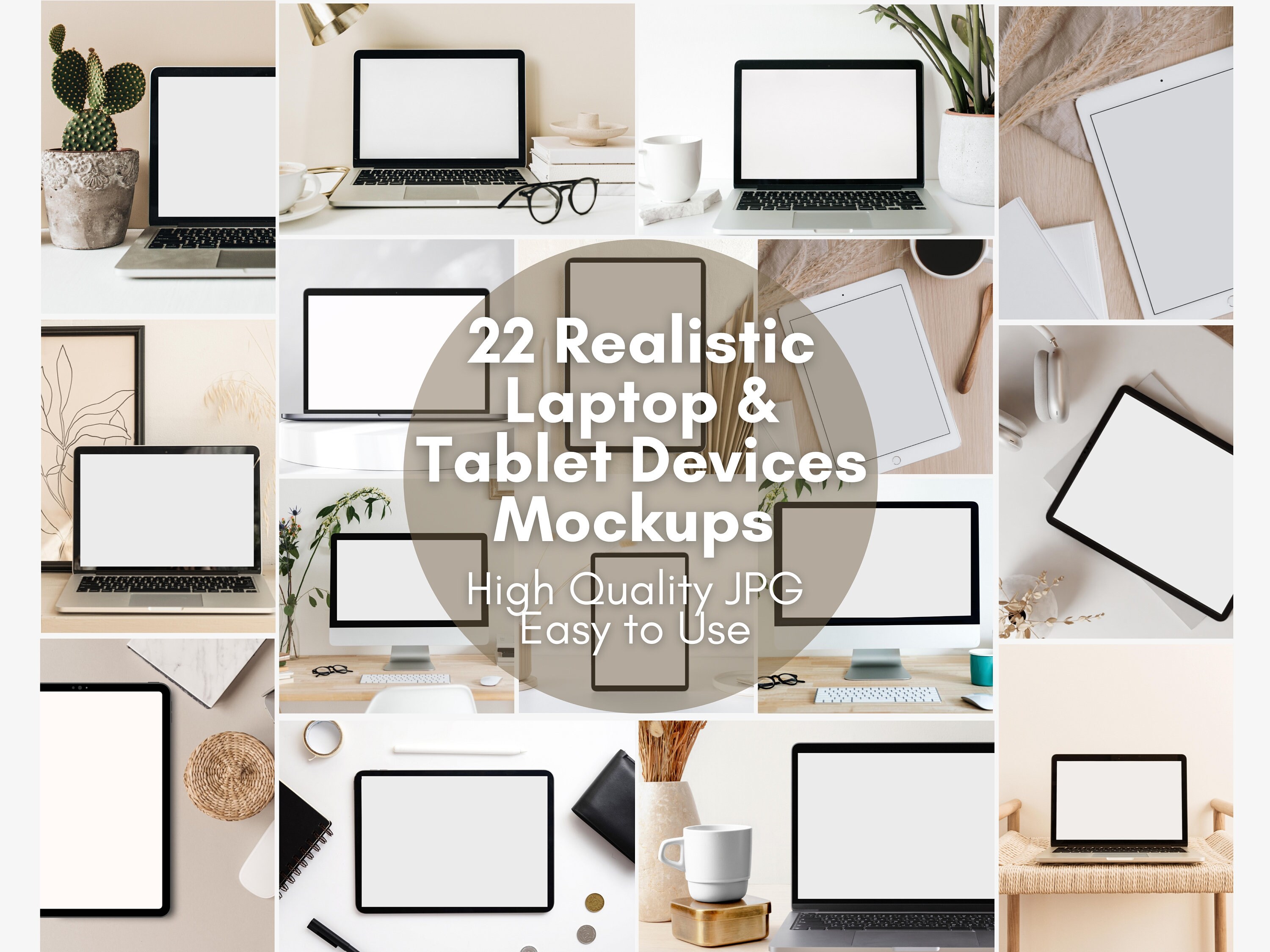 22 Device Mockup Bundle iPad Tablet Mockup Desktop MacBook - Etsy
