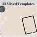 Digital Note Paper, A4 Planner Inserts, Lined, Grid, Dot (digital ...