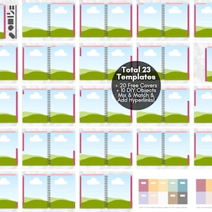 Drag and Drop Digital Planner Templates, Editable PLR Planner ...