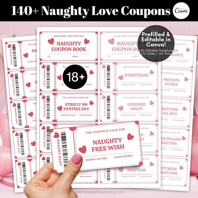 Sexy Coupons Printable Etsy