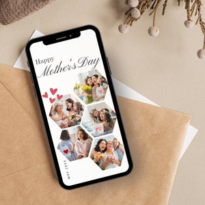 Editable Mother's Day Cards Template, Animated Happy Mothers Day E-card ...