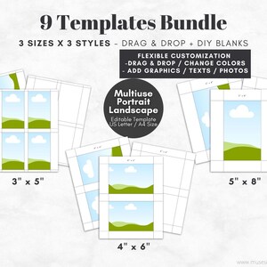 Drag and Drop Index Cards Template, Printable Index Cards, Canva ...