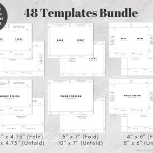 Drag and Drop Greeting Card Templates Editable Canva - Etsy