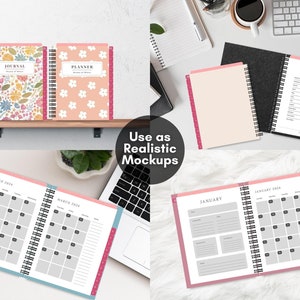 Drag and Drop Digital Planner Templates, Editable PLR Planner ...