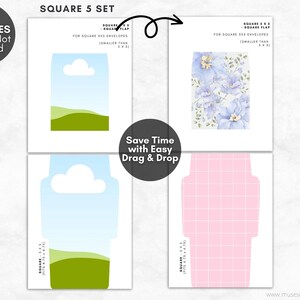 Drag and Drop Printable Envelope Template, Custom Envelope Liner ...