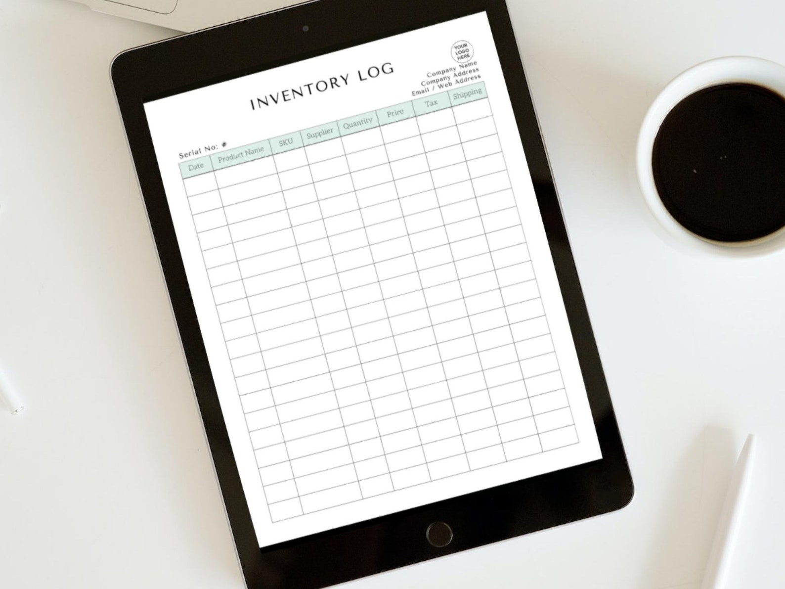 3 Product Inventory Templates Bundle Editable & Printable - Etsy