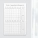 Editable Family Command Center Printable Google Sheets Template V2 ...