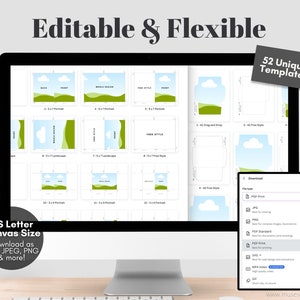 Drag and Drop Greeting Card Templates, 3x4, 3x5, 4x5, 4x6, 5x7, 4.75x4 ...