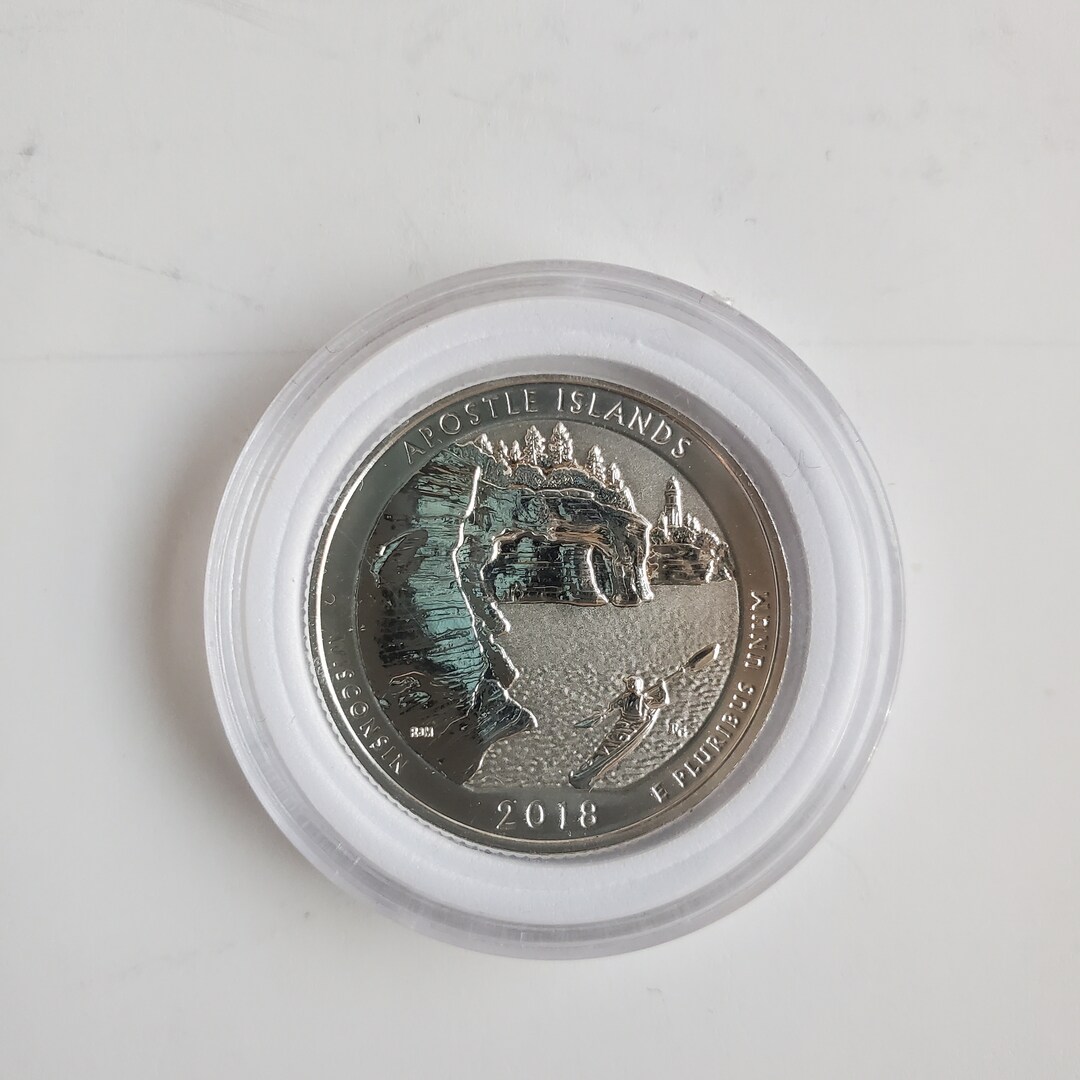 2018 S 90 % Silver Quarter APOSTLE ISLANDS WI Deep Cameo - Etsy