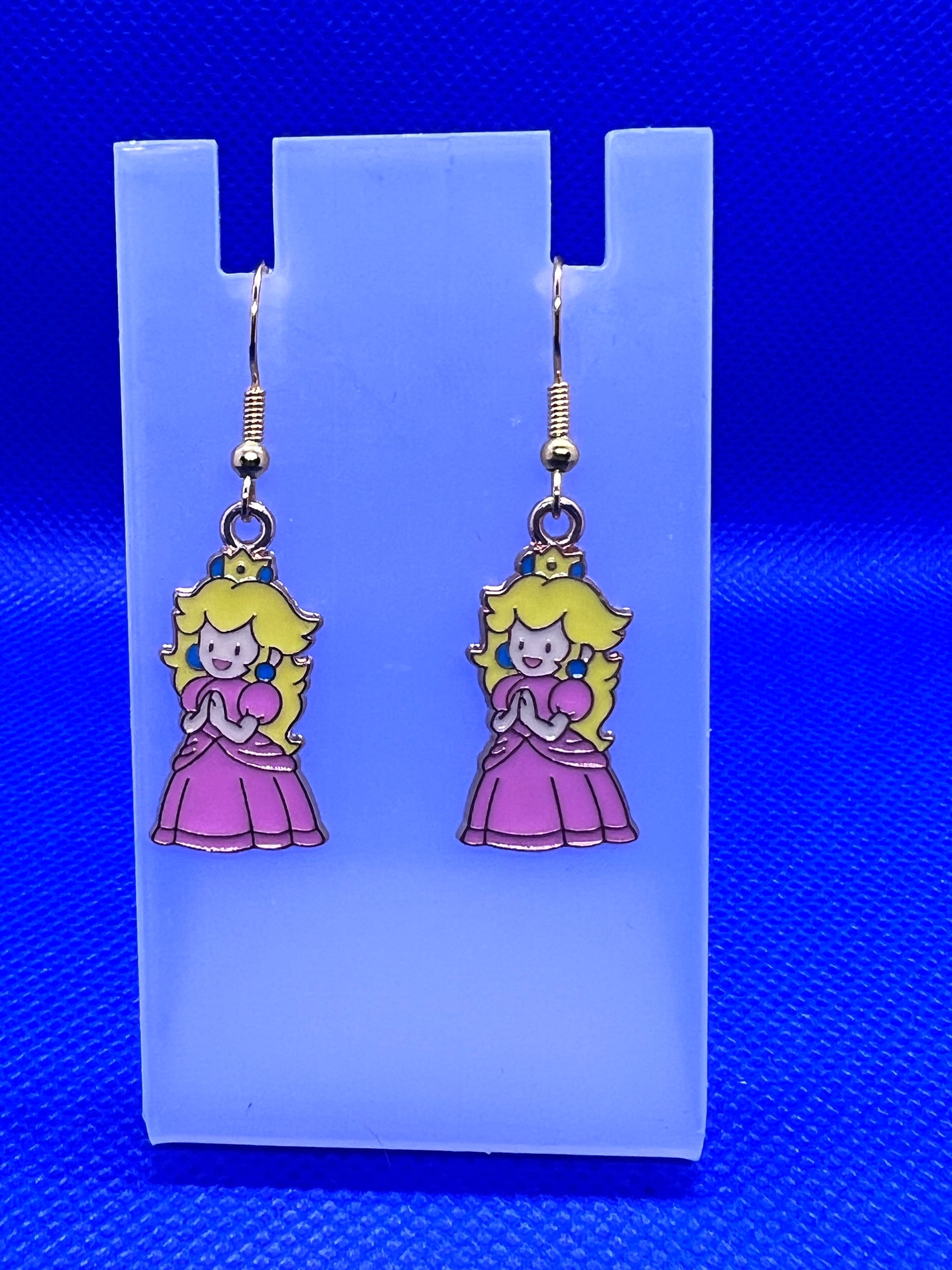 Super Mario Themed Princess Peach Earrings - Etsy Canada