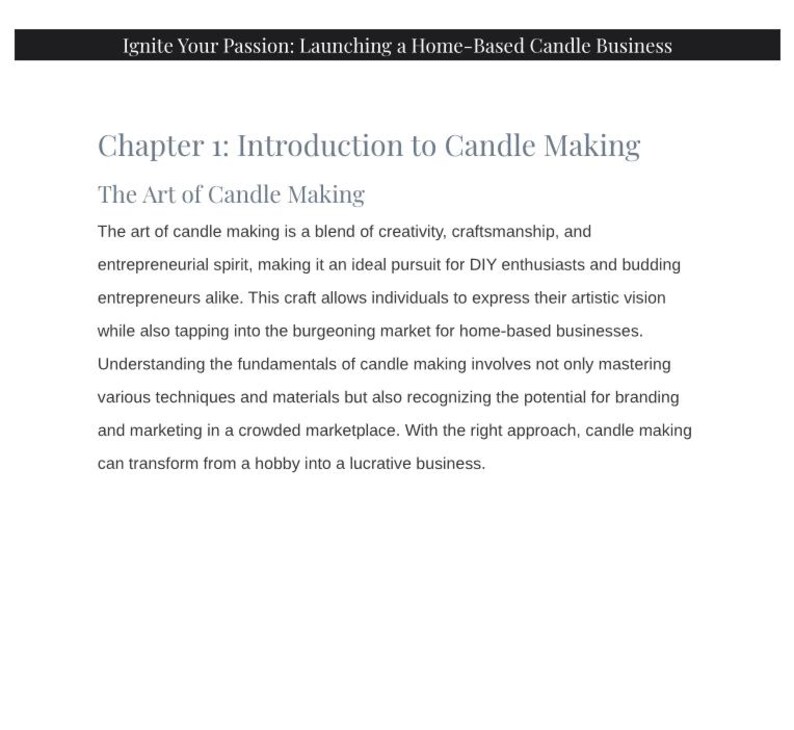 How to Start a Candle Business | Home Candle Making Ebook | DIY Candle ...