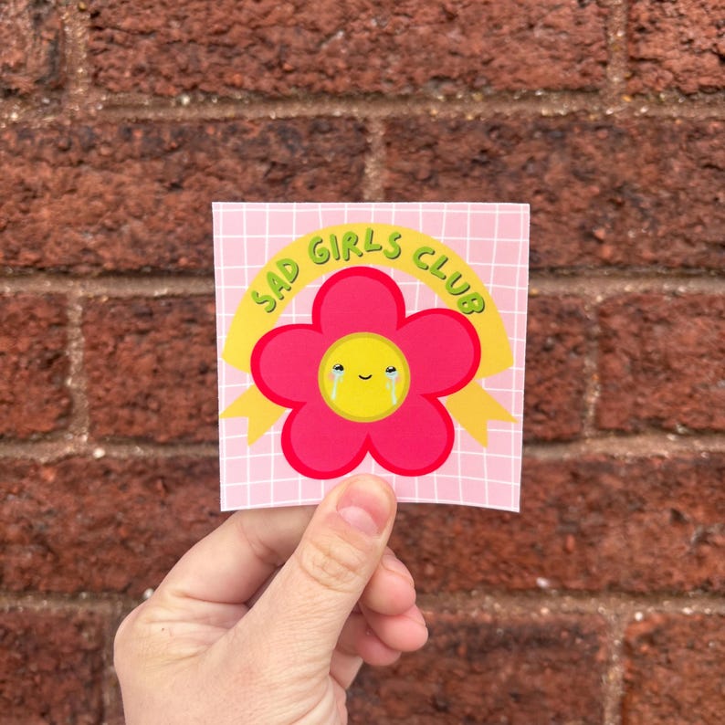 Sad Girls Club Sticker - Etsy