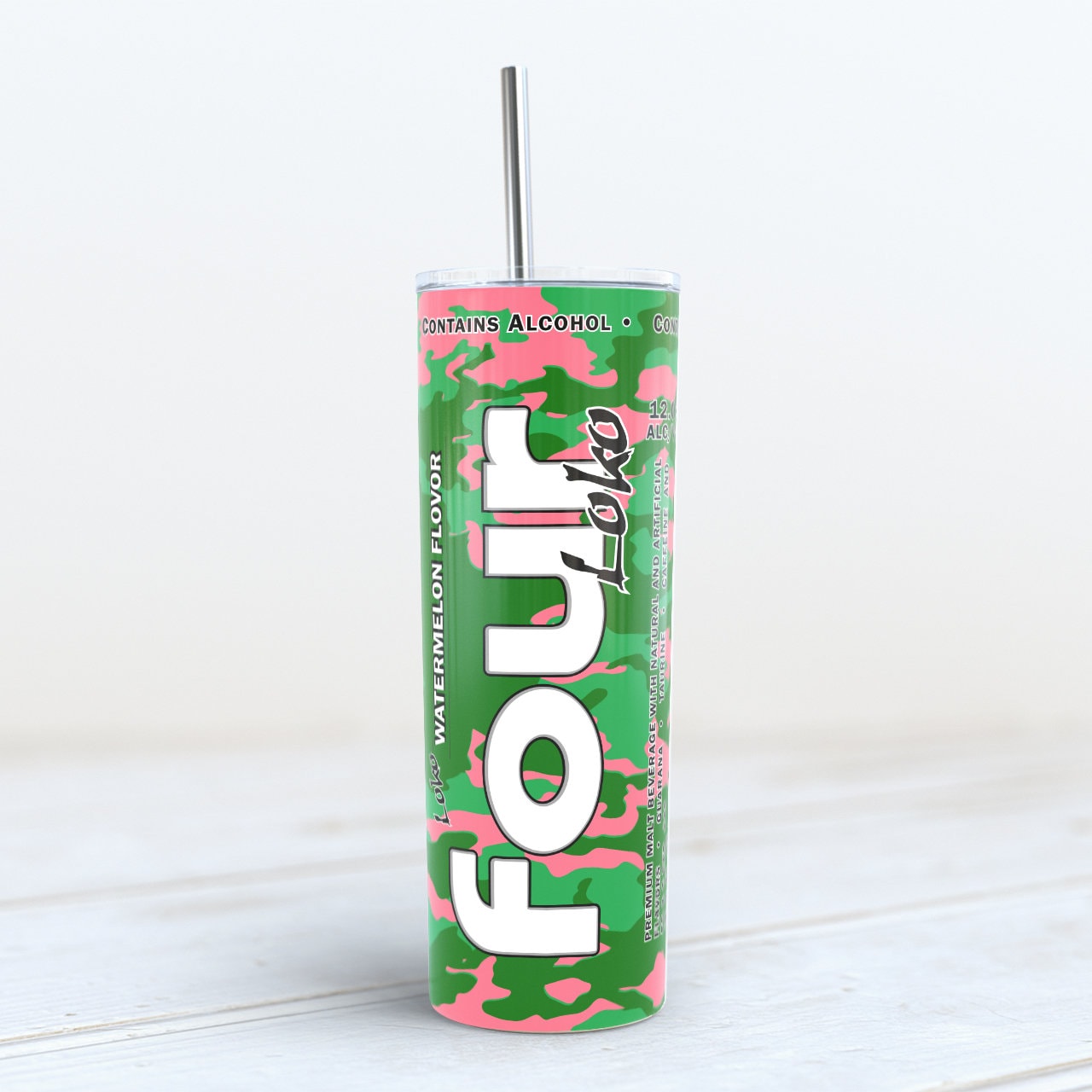 Four Loko Watermelon Insulated 20oz Drink Tumbler 4 Loco Loko - Etsy