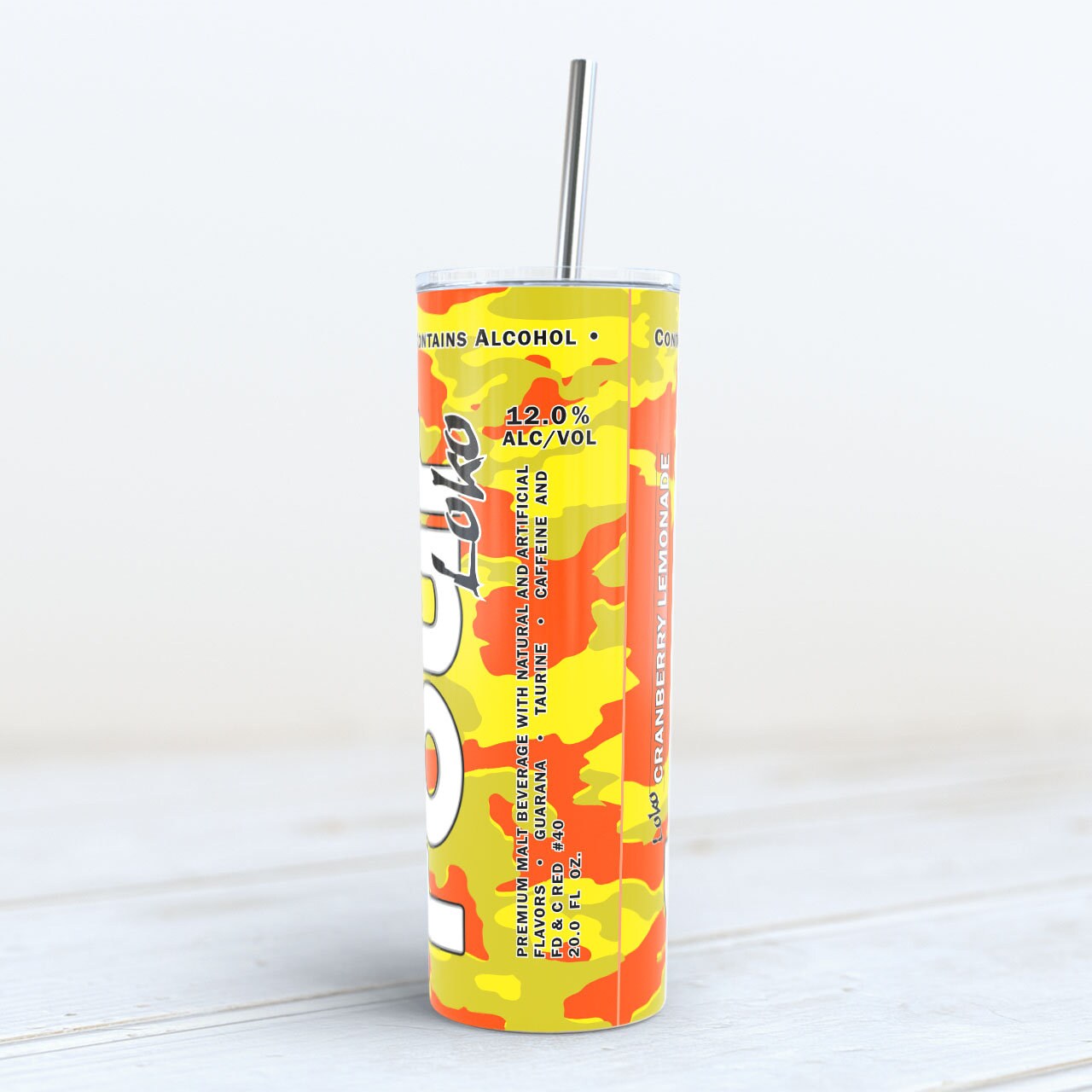 Four Loko Cranberry Lemonade Insulated 20oz Drink Tumbler 4loco - Etsy