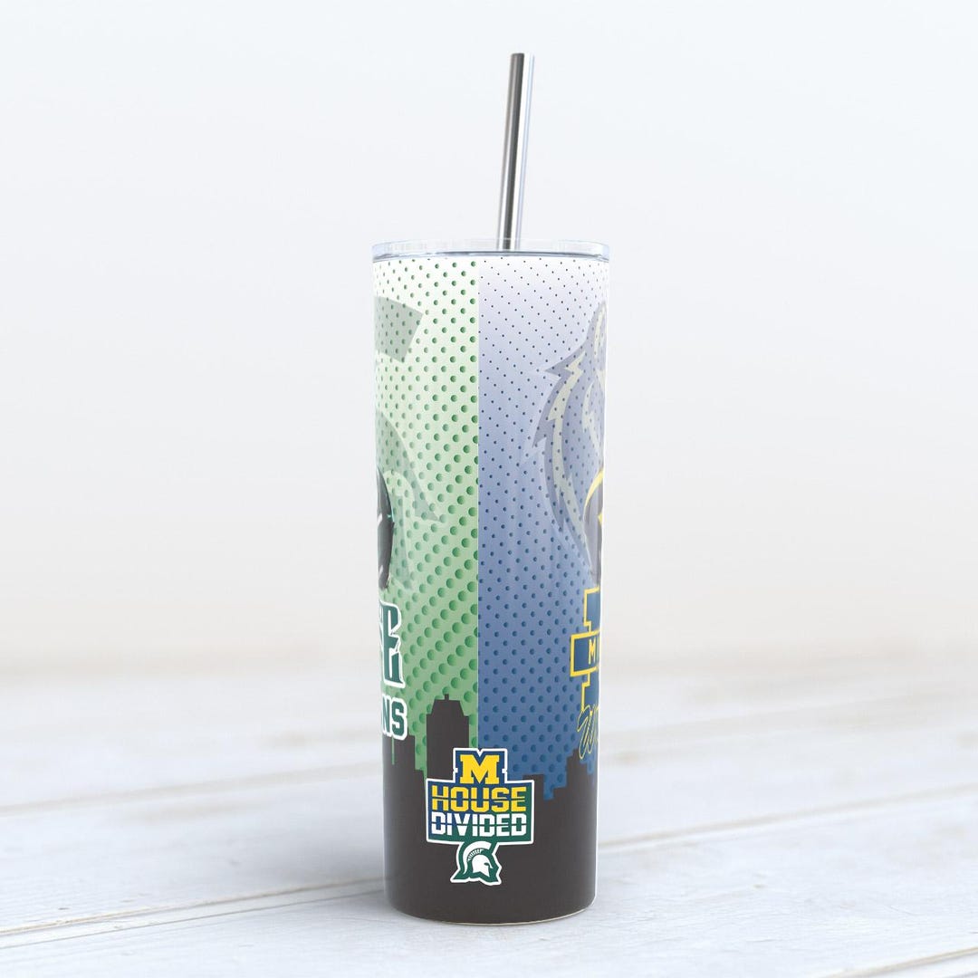 The Ultimate "house Divided" Tumbler - Michigan State / University of ...