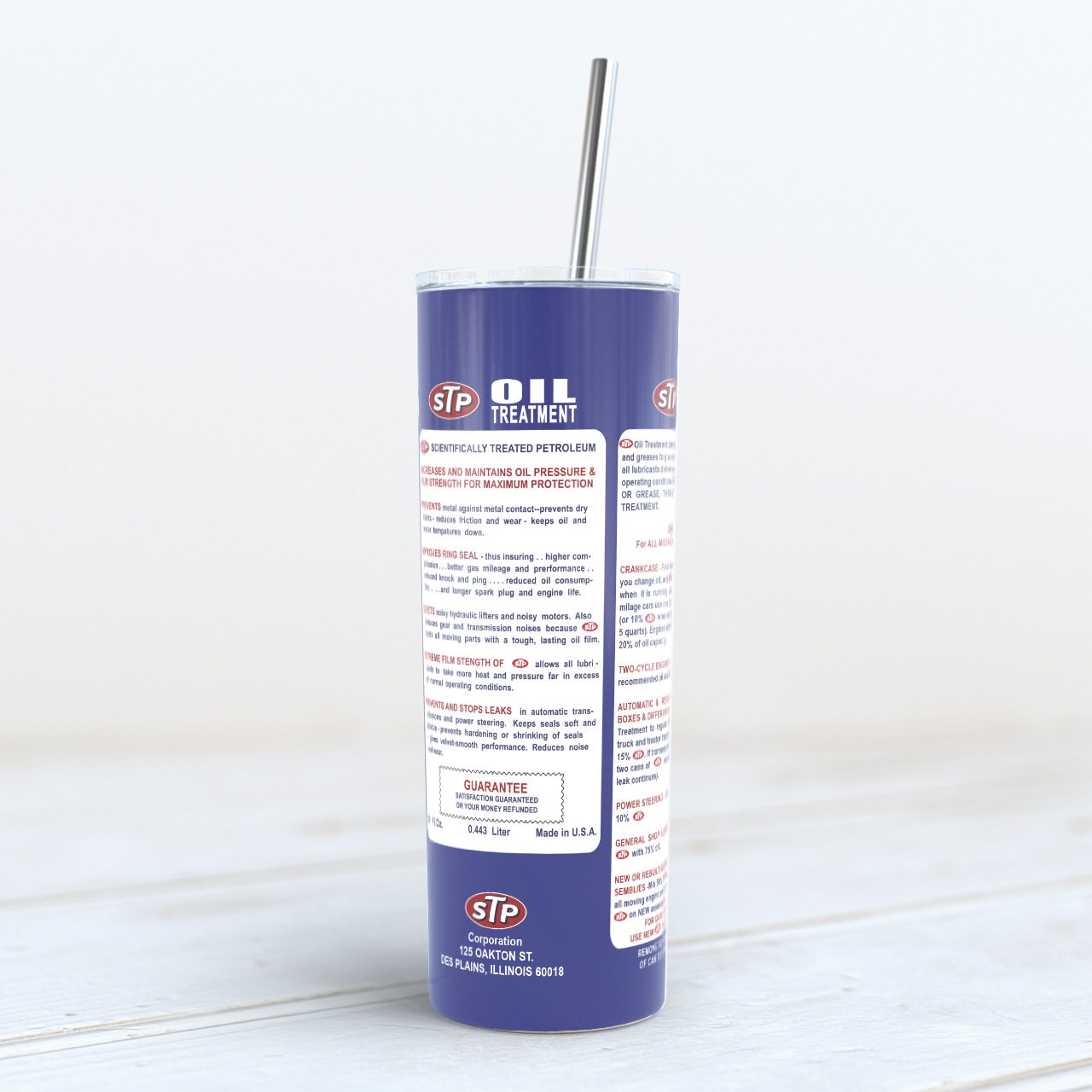 STP Oil Treatment Can Drink Tumbler / Cup 20oz Skinny Tumbler - Etsy